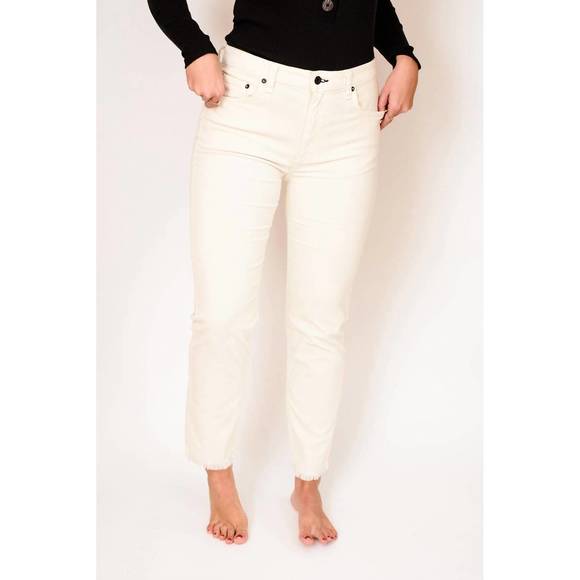 ASKK NY | Jeans | New Askk Ny Mid Rise Straight Pant In Winter White ...